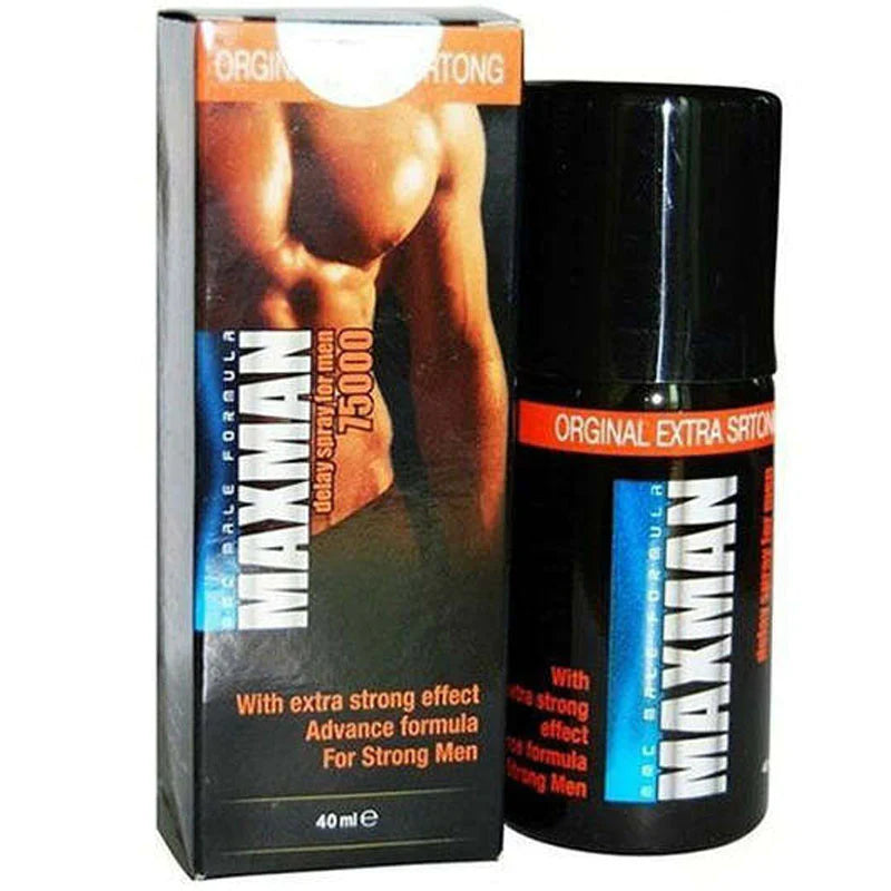 Maxman Extra Strong 75000 Delay Spray for Men – 45ml – Long-Lasting Co ...
