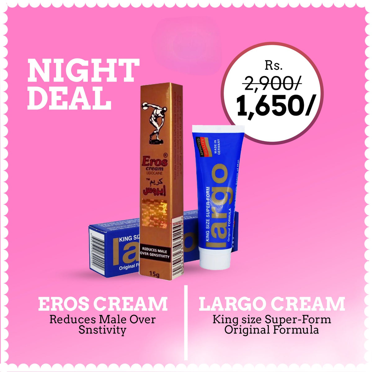 Performance Enhancer Duo – Delay Spray & Largo Delay Cream for Men (St ...