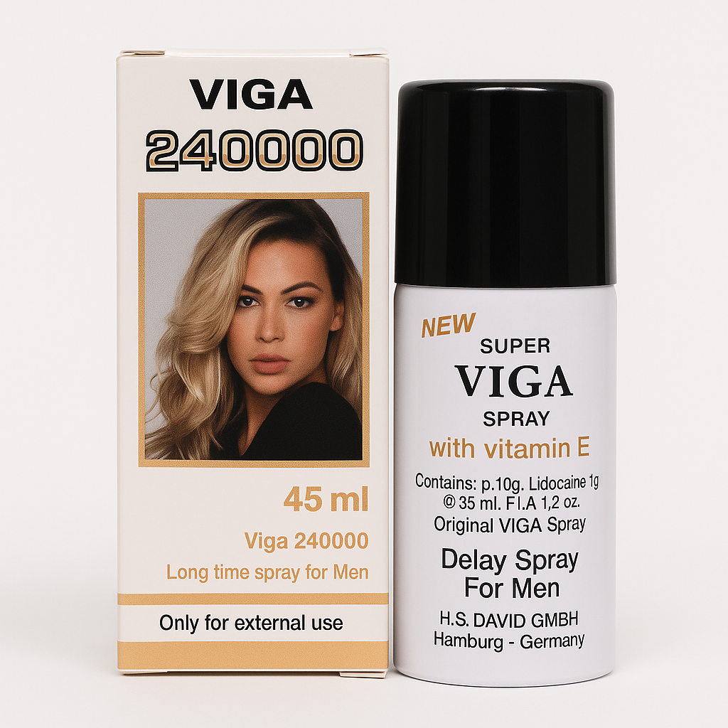 Super Viga 240000 Delay Spray for Men – 45ml – External Use Only – Cartsypk